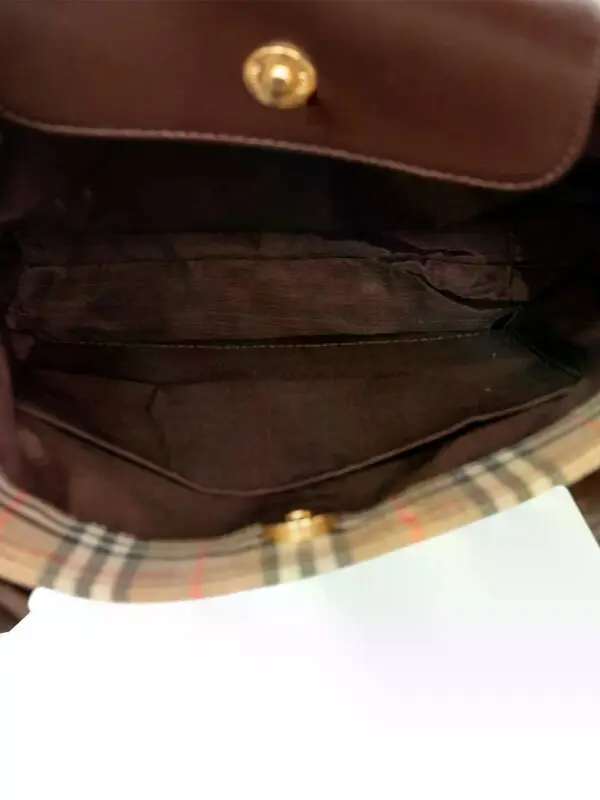 Burberry Haymarket Check Canvas Tote Bag