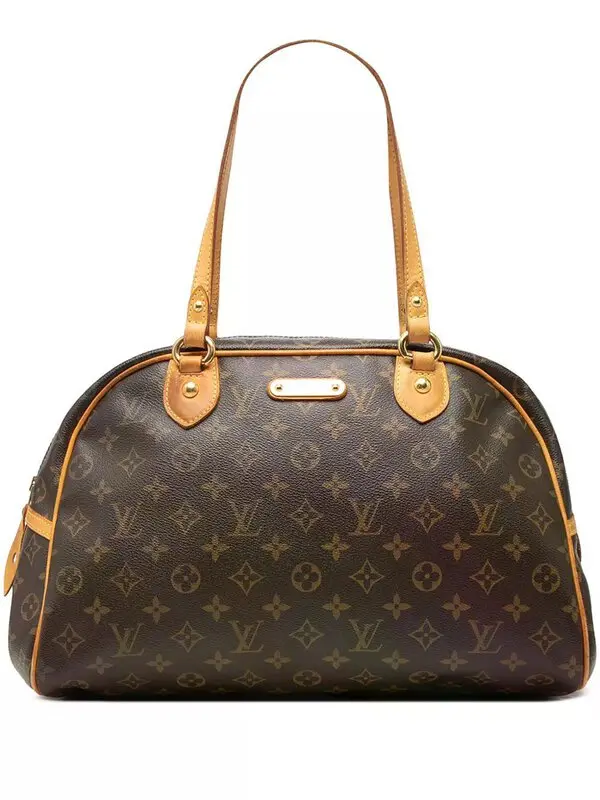 LOUIS VUITTON 2007 Monogram Montorgueil Gm Shoulder Bag - Brown