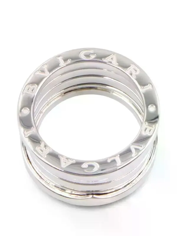 BVLGARI 18k White Gold B.zero1 Four-band Ring - Silver