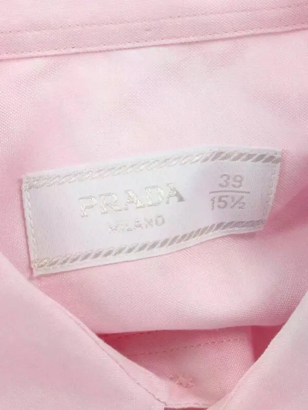 Prada Logo-embroidered Pocket Shirt