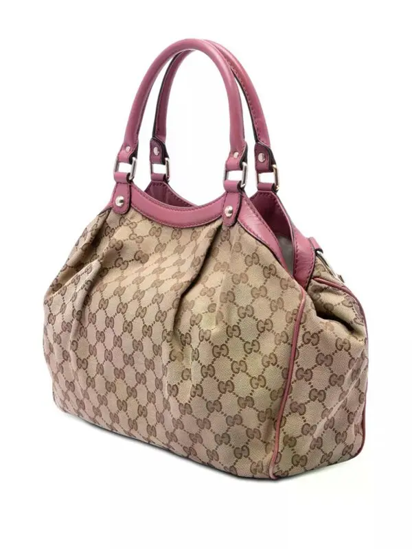 Gucci 2016-2026 Medium Gg Canvas Sukey Tote Bag - Neutrals