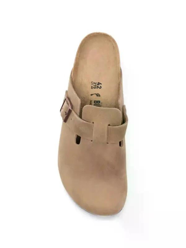 BIRKENSTOCK Boston Buckle-fastening Clogs - Neutrals