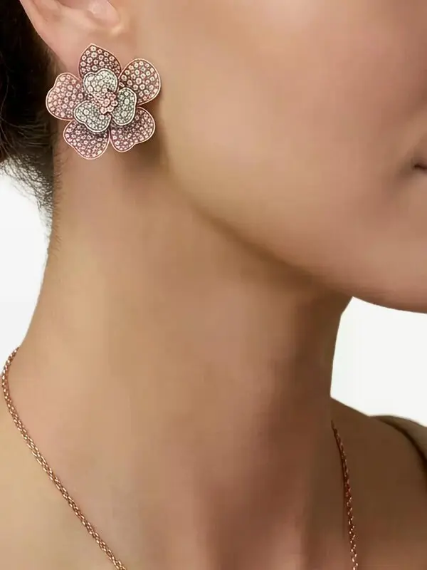 HYT JEWELRY Flower Diamond Earrings