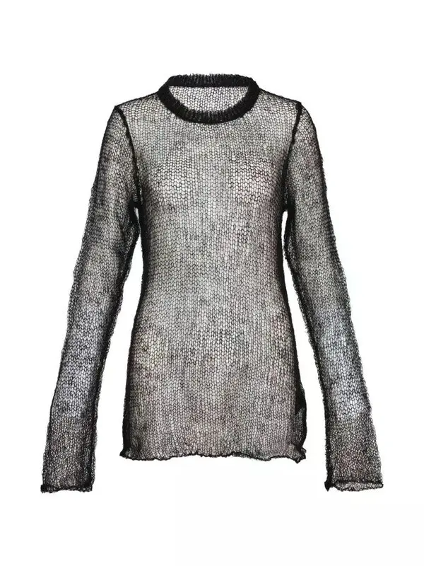 Yohji Yamamoto Open-knit Sweater
