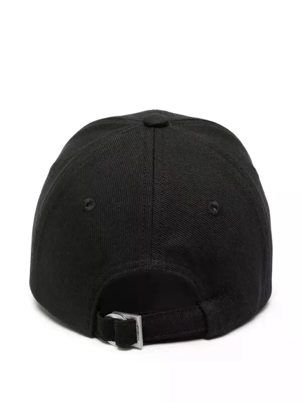 Jacquemus Logo Plaque Baseball Cap - Black