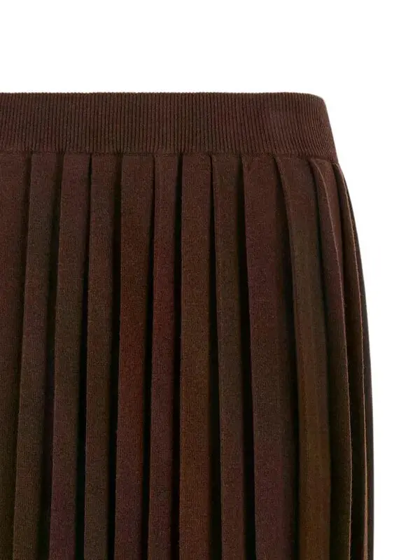 Fabiana Filippi Knitted Pleated Skirt