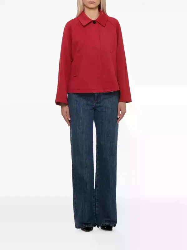 EMME Raglan-sleeved Single-breasted Coat