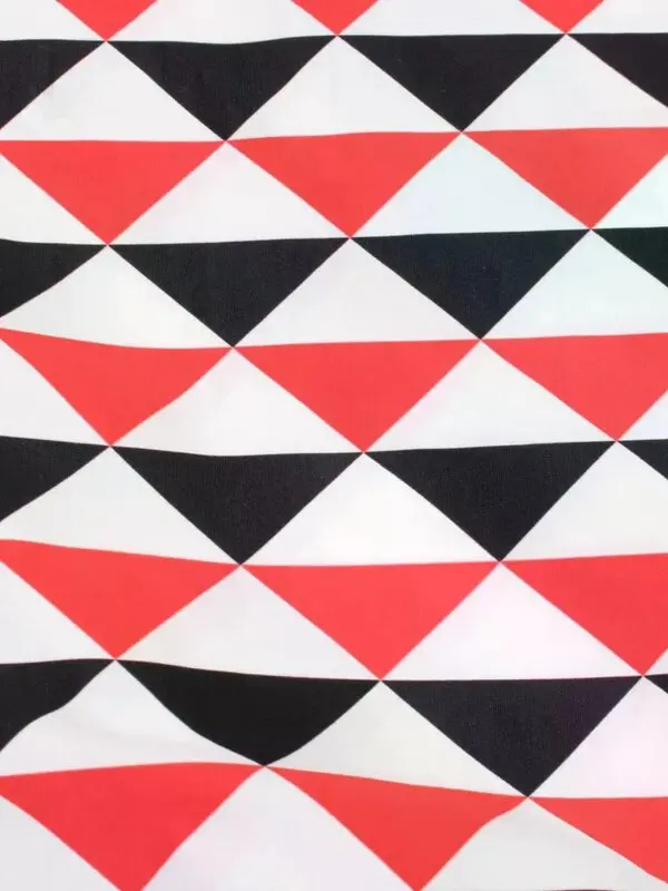 Prada Geometric Print Roll Neck Sweater