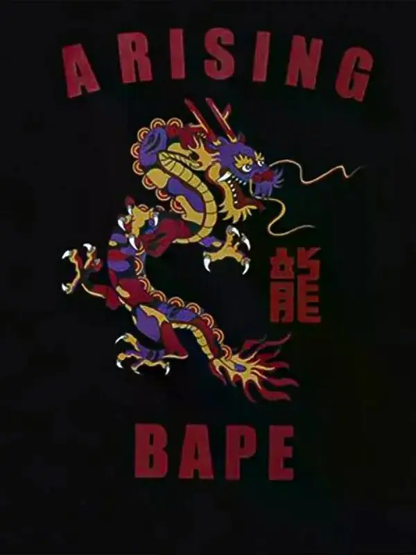 A BATHING APE Dragon-print T-shirt