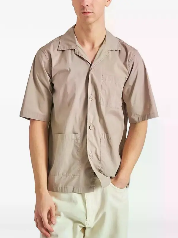 Aspesi Patch-pocket Spread-collar Shirt