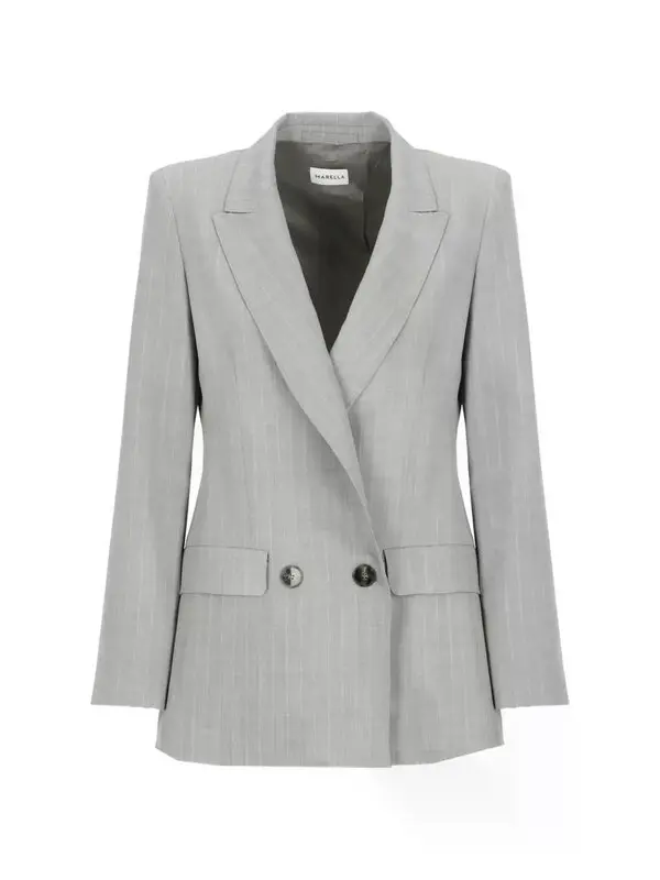 Marella Pinstripe Double-breasted Blazer