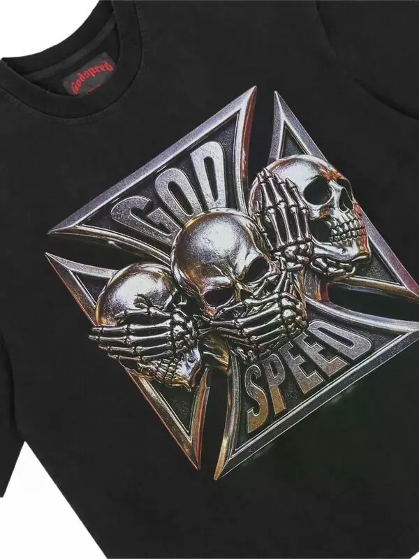 GODSPEED Omerta Graphic-print T-shirt - Black