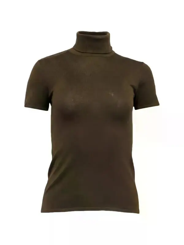 Ralph Lauren Purple Label Turtleneck Top - Green