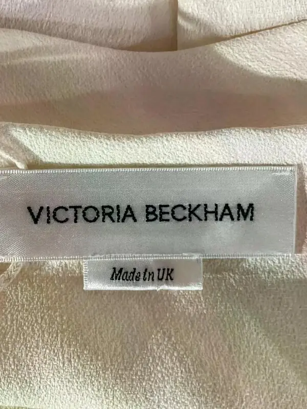 Victoria Beckham Scarf Neck Long Sleeve Blouse