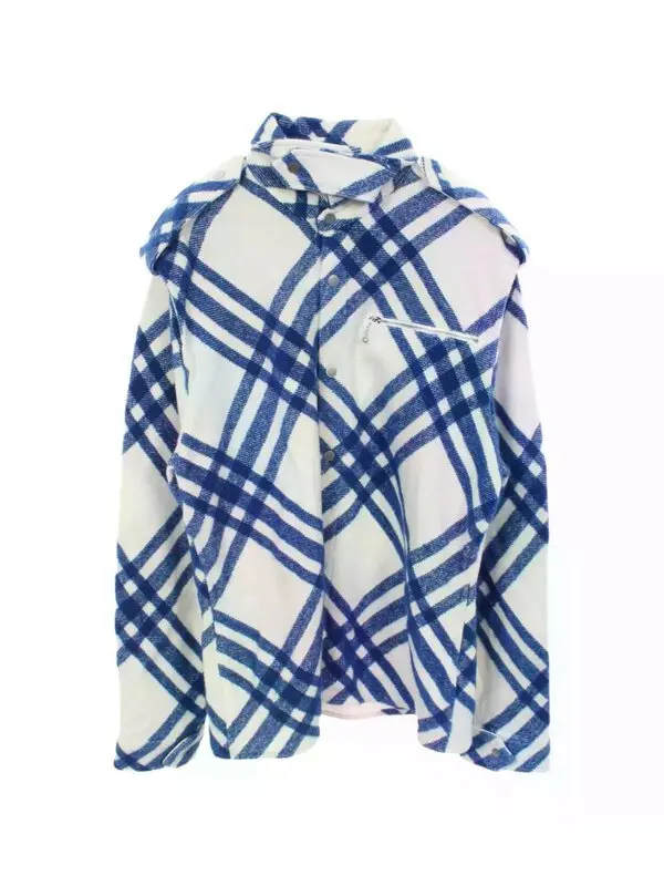 Burberry 2010s Check Shirt Jacket