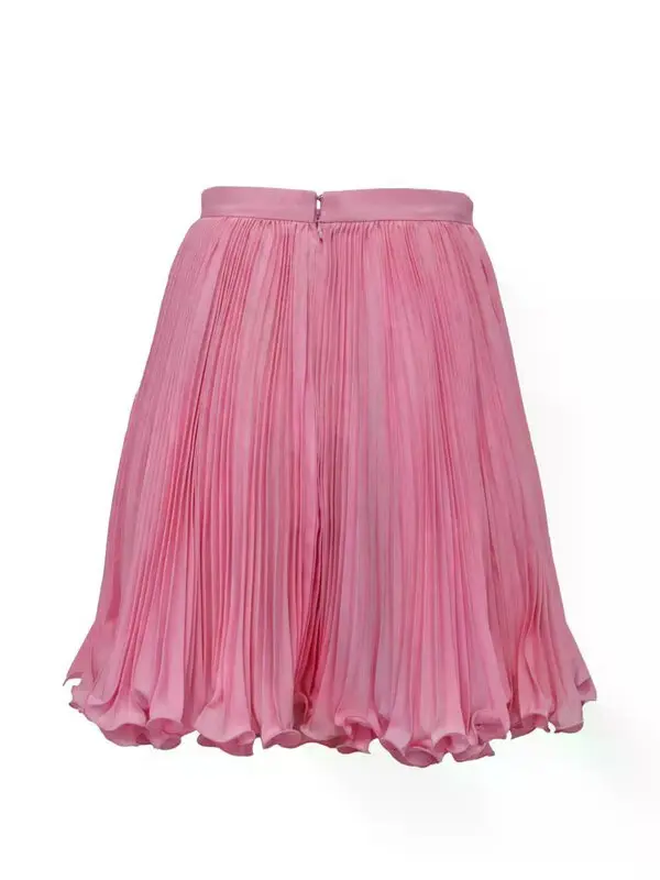 Balmain Pleated Ruffled Mini Skirt