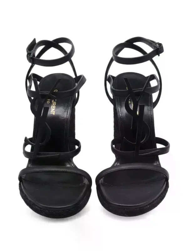 Saint Laurent Cassandra Wedge Sandals