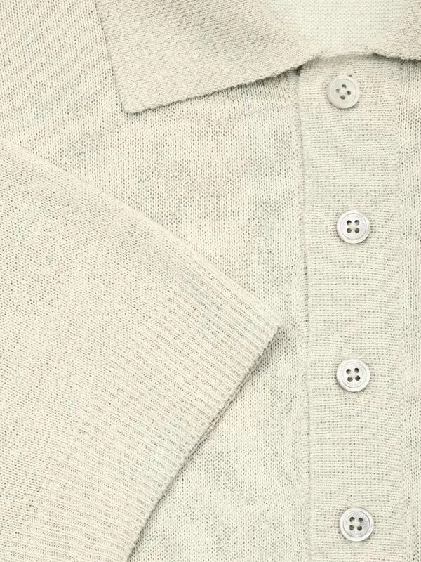 PAOLO PECORA Short-sleeve Knitted Polo Shirt