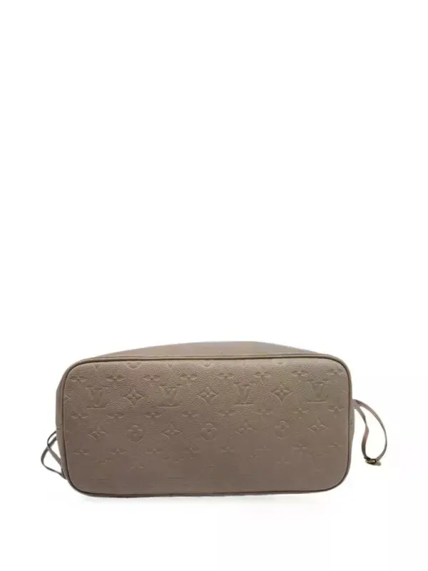 LOUIS VUITTON Monogram Empreinte Neverfull Mm Tote Bag - Neutrals