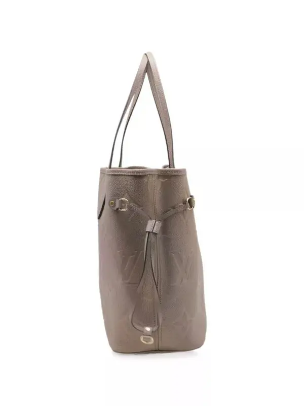 LOUIS VUITTON Monogram Empreinte Neverfull Mm Tote Bag - Neutrals