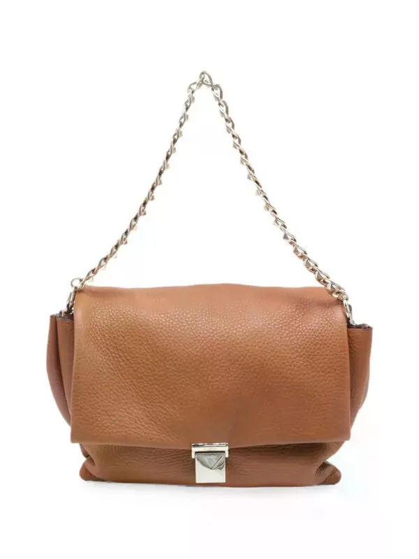 Valentino Garavani 2010-2020s Rockstud Chain Shoulder Bag - Brown
