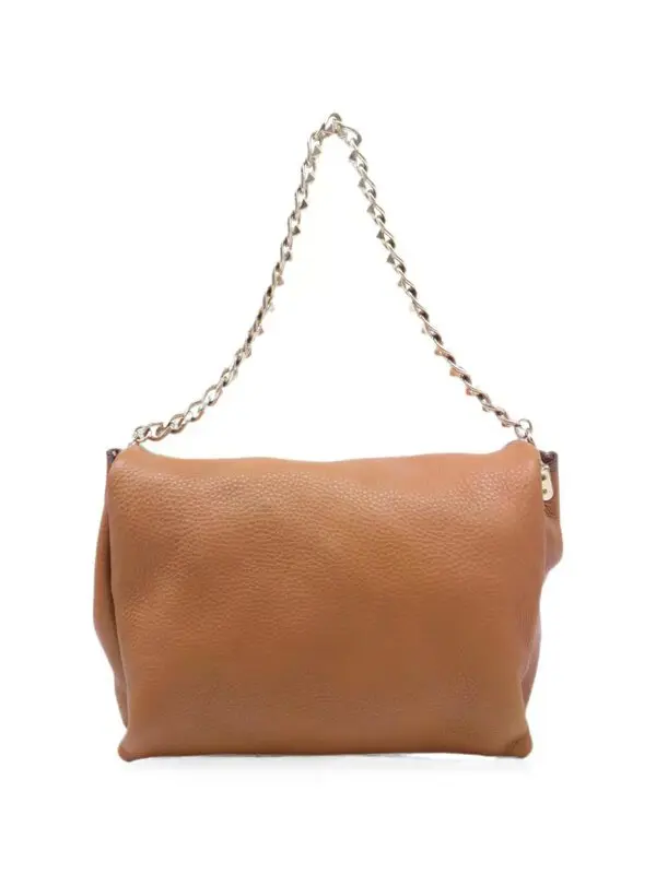 Valentino Garavani Rockstud Chain Shoulder Bag - Brown