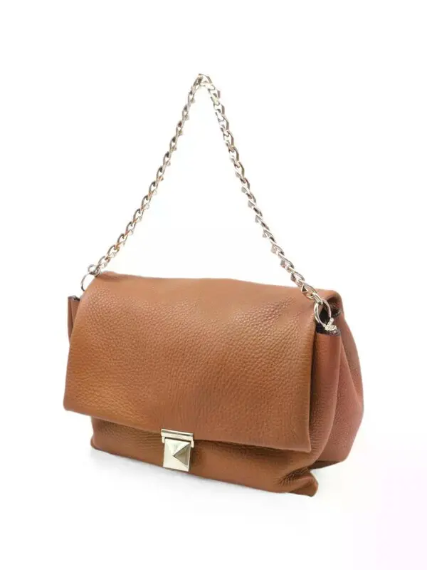 Valentino Garavani Rockstud Chain Shoulder Bag - Brown