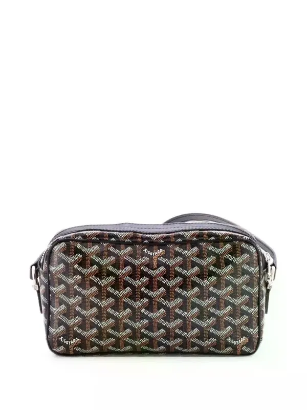 Goyard Cap Vert Bag Coated Canvas Crossbody Bag - Black