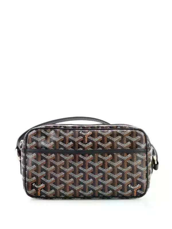 Goyard Cap Vert Bag Coated Canvas Crossbody Bag - Black