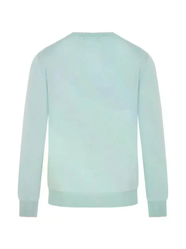 GRAN SASSO Fine Knit Crew Neck Long Sleeve Sweater
