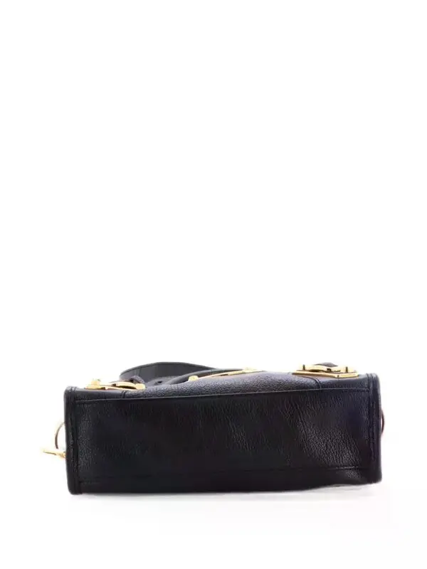 Balenciaga City Classic Metallic Edge Leather Mini Satchel