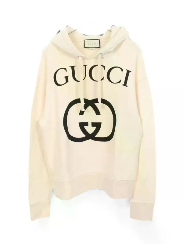 Gucci 2000s Interlocking G Hoodie - Neutrals