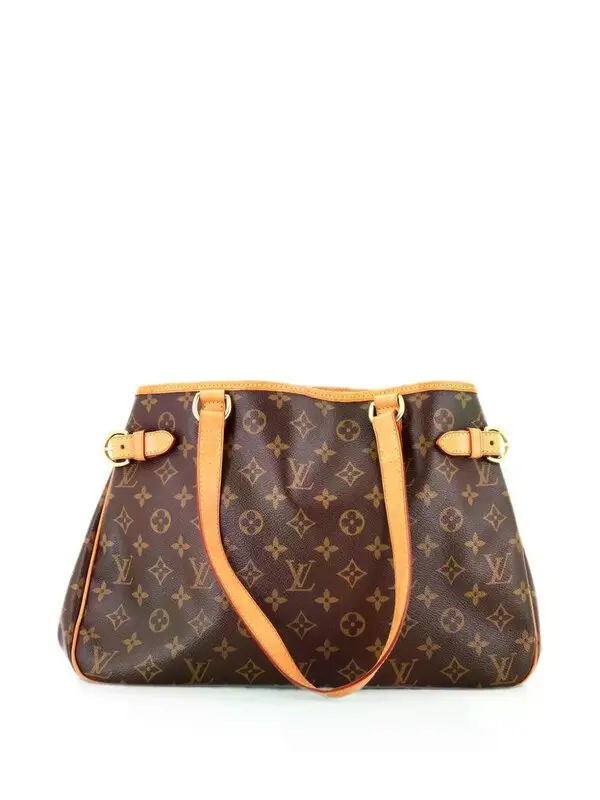 LOUIS VUITTON Monogram Canvas Batignolles Horizontal Tote Bag - Brown