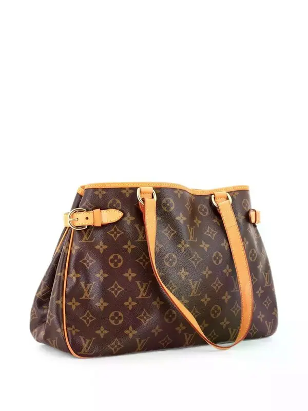 LOUIS VUITTON Monogram Canvas Batignolles Horizontal Tote Bag - Brown