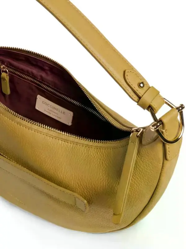 COCCINELLE Logo-detail Leather Shoulder Bag