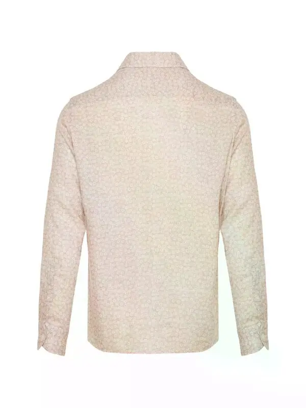 SONRISA Floral-print Long-sleeve Shirt - Neutrals