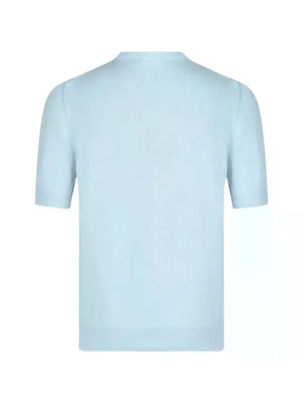 GRAN SASSO Short Sleeve Crew Neck Sweater