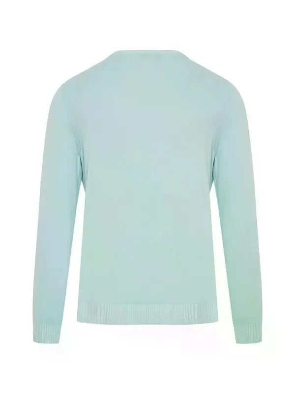 MANDELLI Crew Neck Fine Knit Sweater