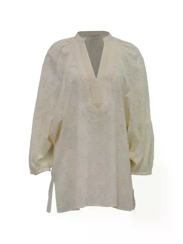 Tory Burch Broderie Tunic Blouse