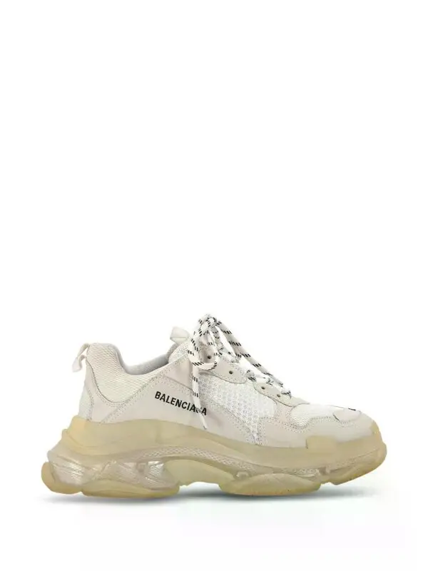 Balenciaga Triple S Sneakers With Logo Detail - Neutrals