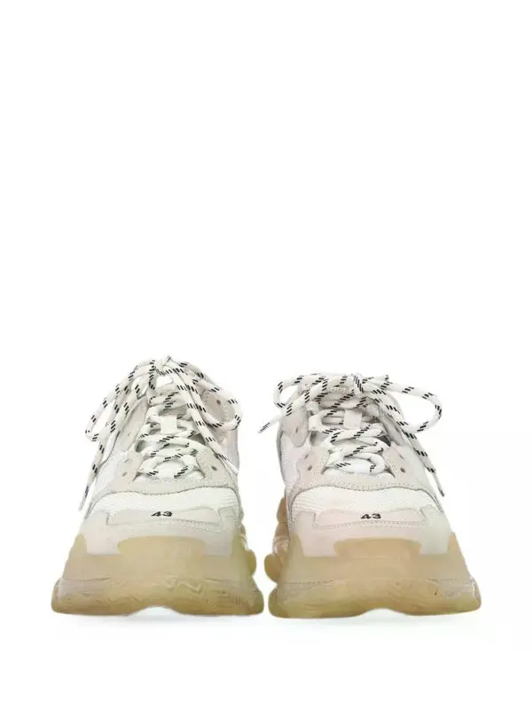 Balenciaga Triple S Sneakers With Logo Detail - Neutrals
