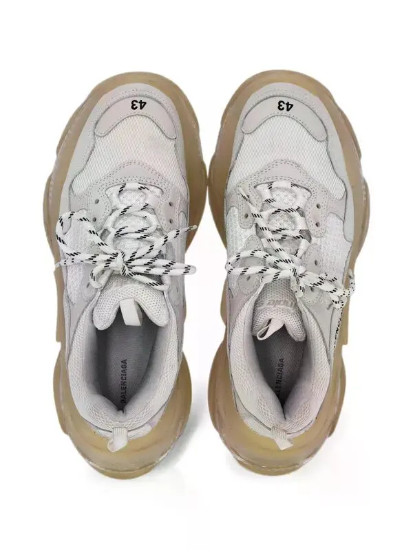 Balenciaga Triple S Sneakers With Logo Detail - Neutrals