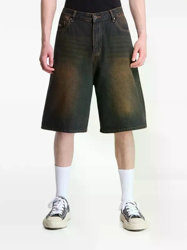 WASTED Casper Faded Shorts - Black