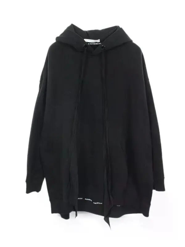 Givenchy 2000s Logo-print Hoodie - Black