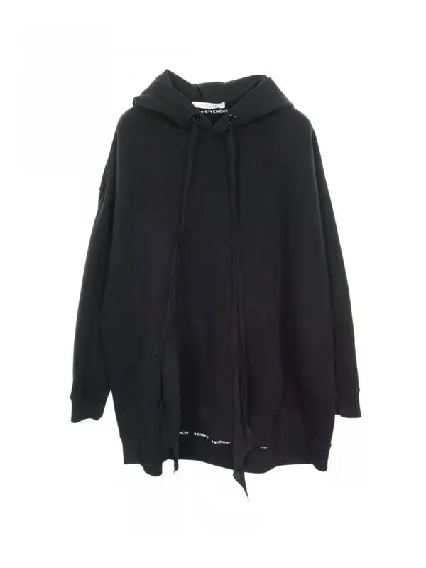 Givenchy Logo Print Hoodie - Black