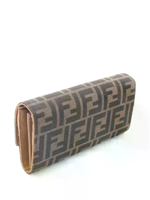 Fendi Zucca Ff Logo Print Clutch Bag