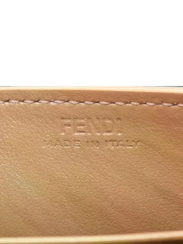 Fendi Zucca Ff Logo Print Clutch Bag