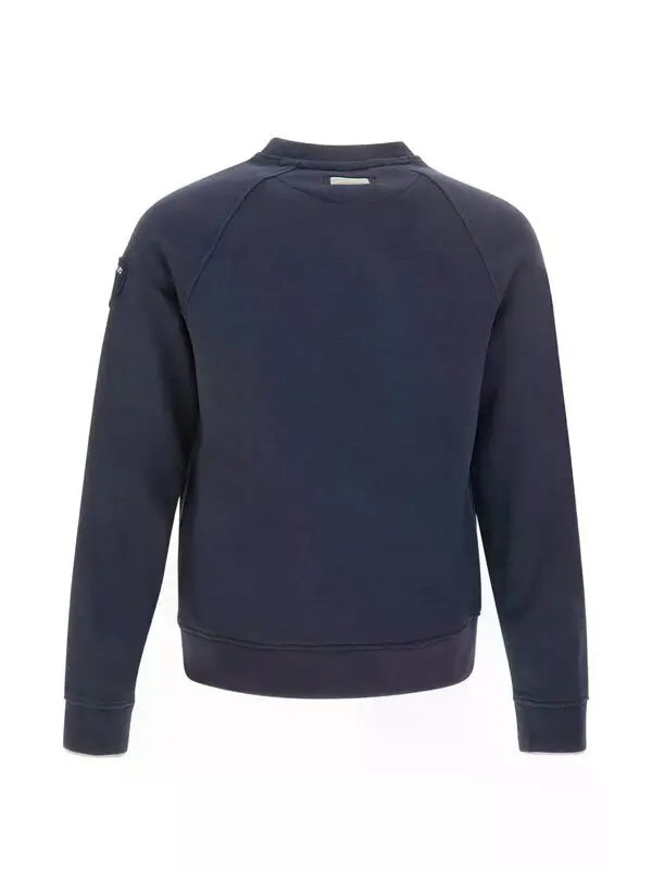BLAUER. Logo-print Raglan-sleeve Sweater