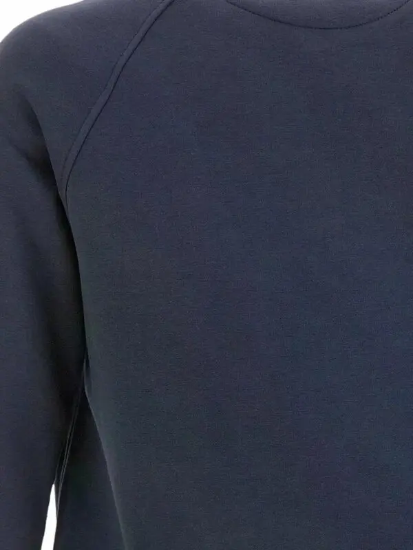 BLAUER. Logo-print Raglan-sleeve Sweater