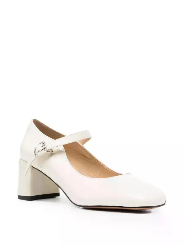 LINDA BAUMANN Mary Jane Block Heel Pumps